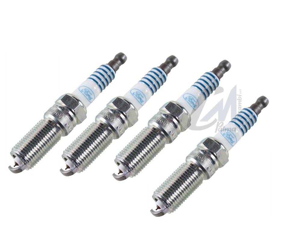4 CANDELE FORD ORIGINALI FIESTA VI JAGUAR LAND ROVER MAZDA RIFERIM. NGK ...
